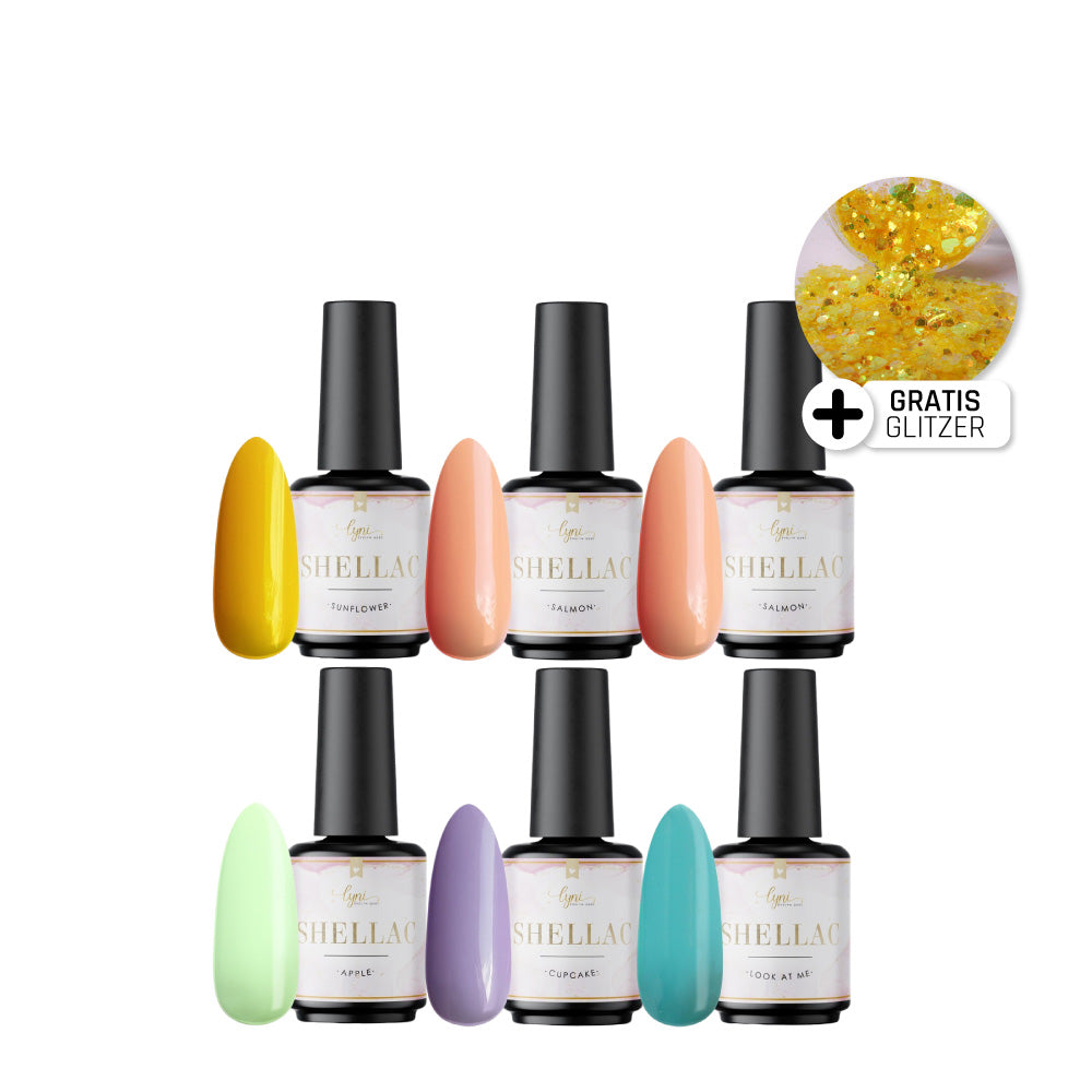 Sommer Shellac Set* günstig für Nageldesign kaufen!